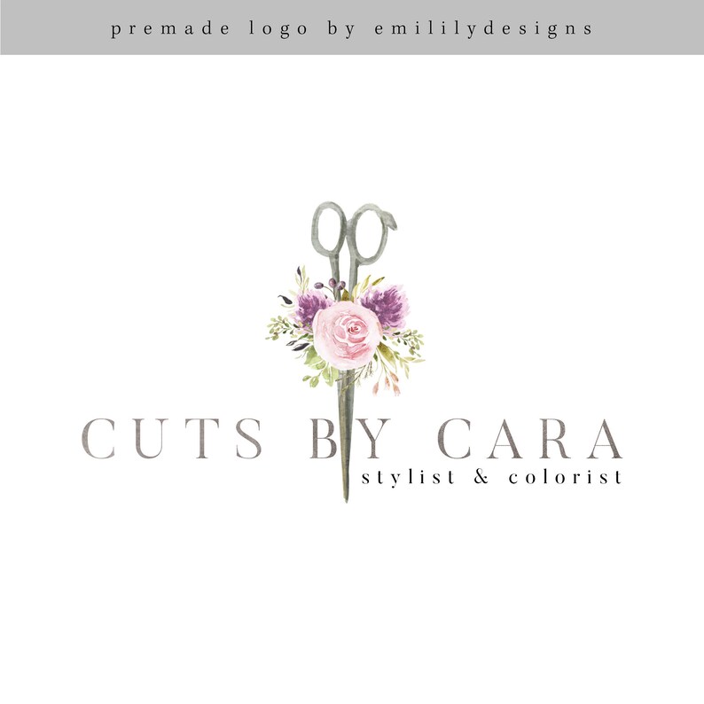 Premade Logo Logo Design Hair Logo Hair Stylist Logo - Etsy UK