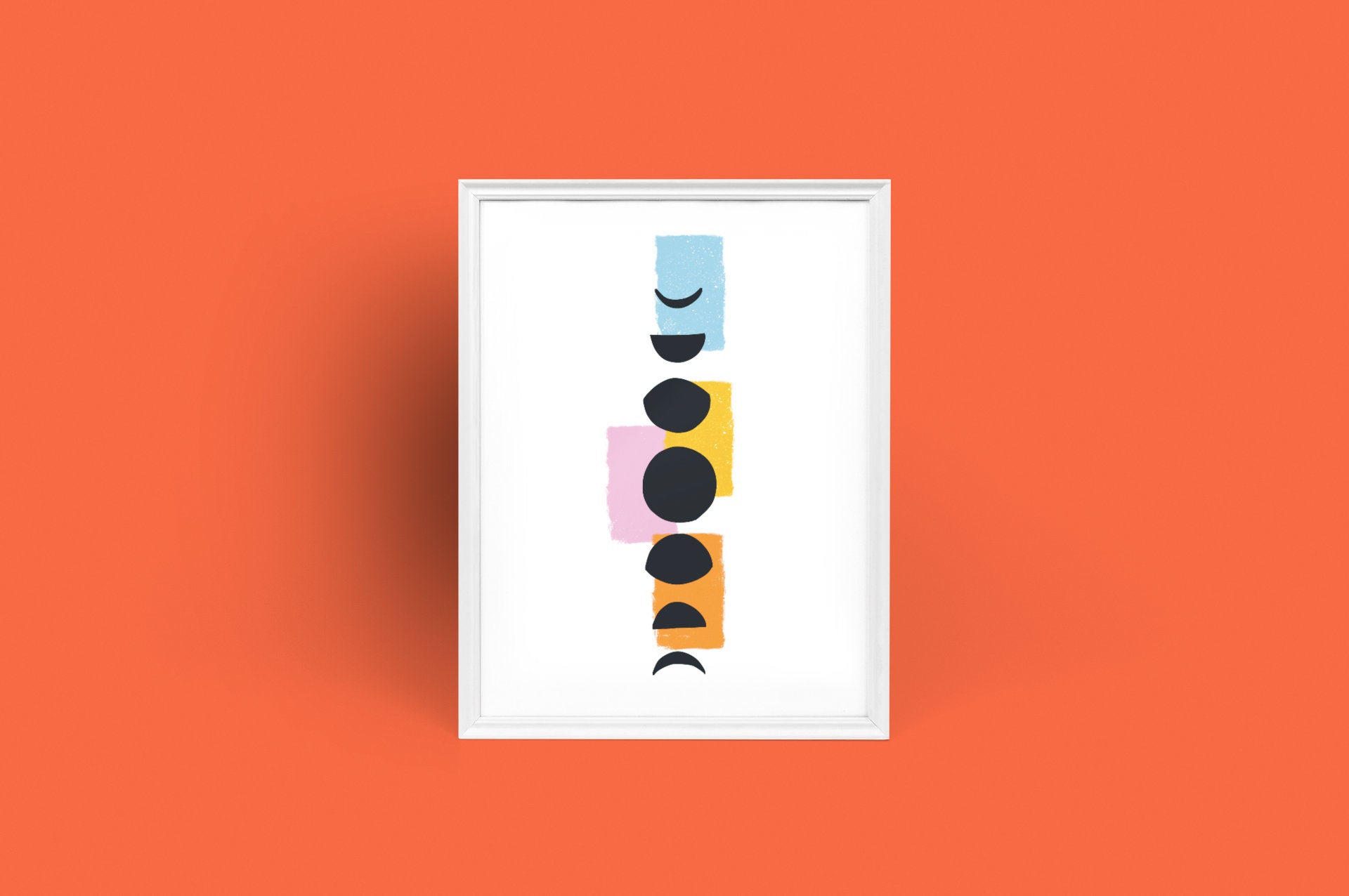 Moon Phases Art Print Illustrated Moon Poster Inspirational - Etsy