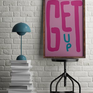 Get up Print - Get up Poster - Motivational Quote Print - Inspirational ...