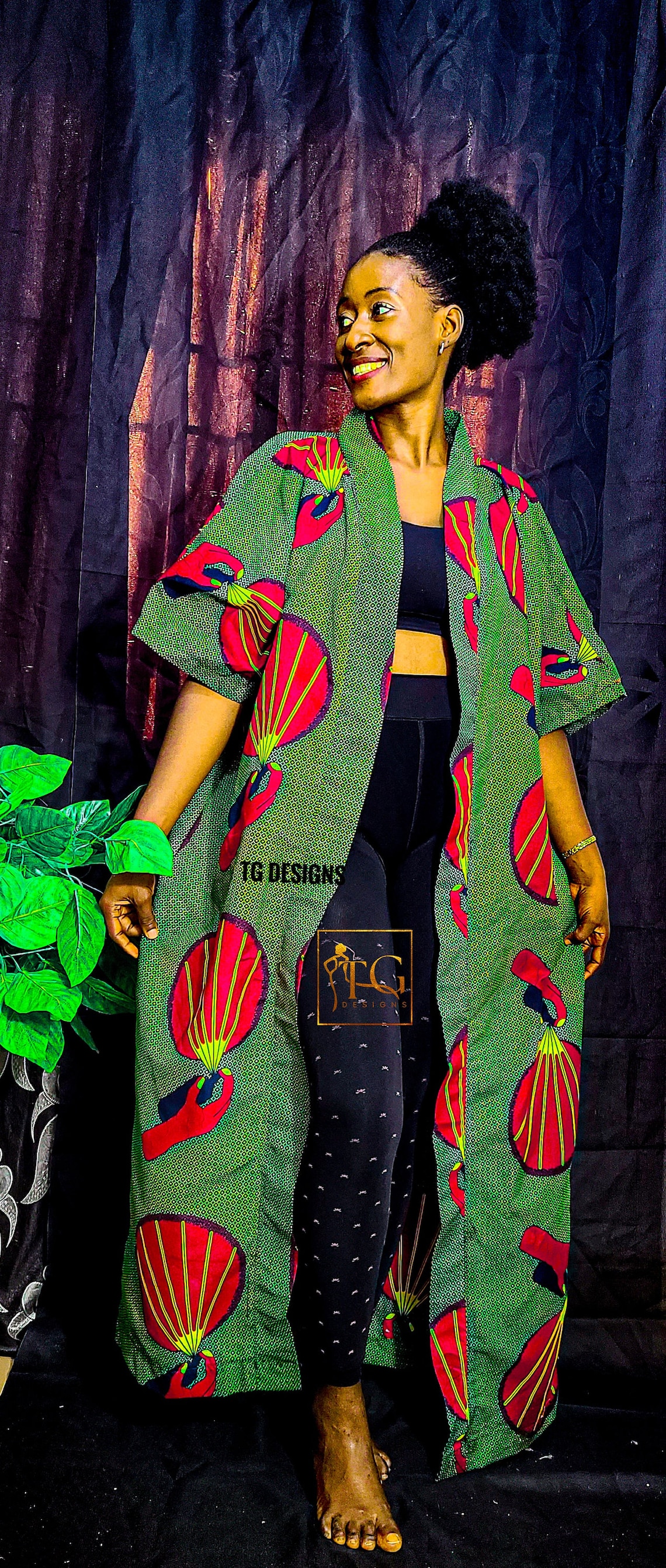 African Kimono Dress , African Jacket , African Cape , African Women ...