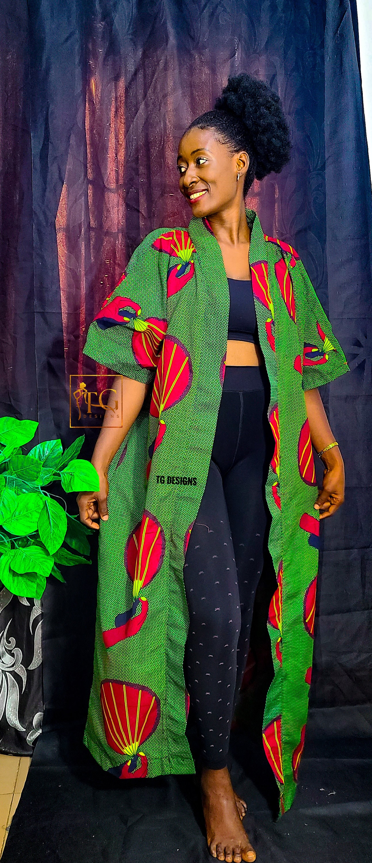 African Kimono Dress , African Jacket , African Cape , African Women ...