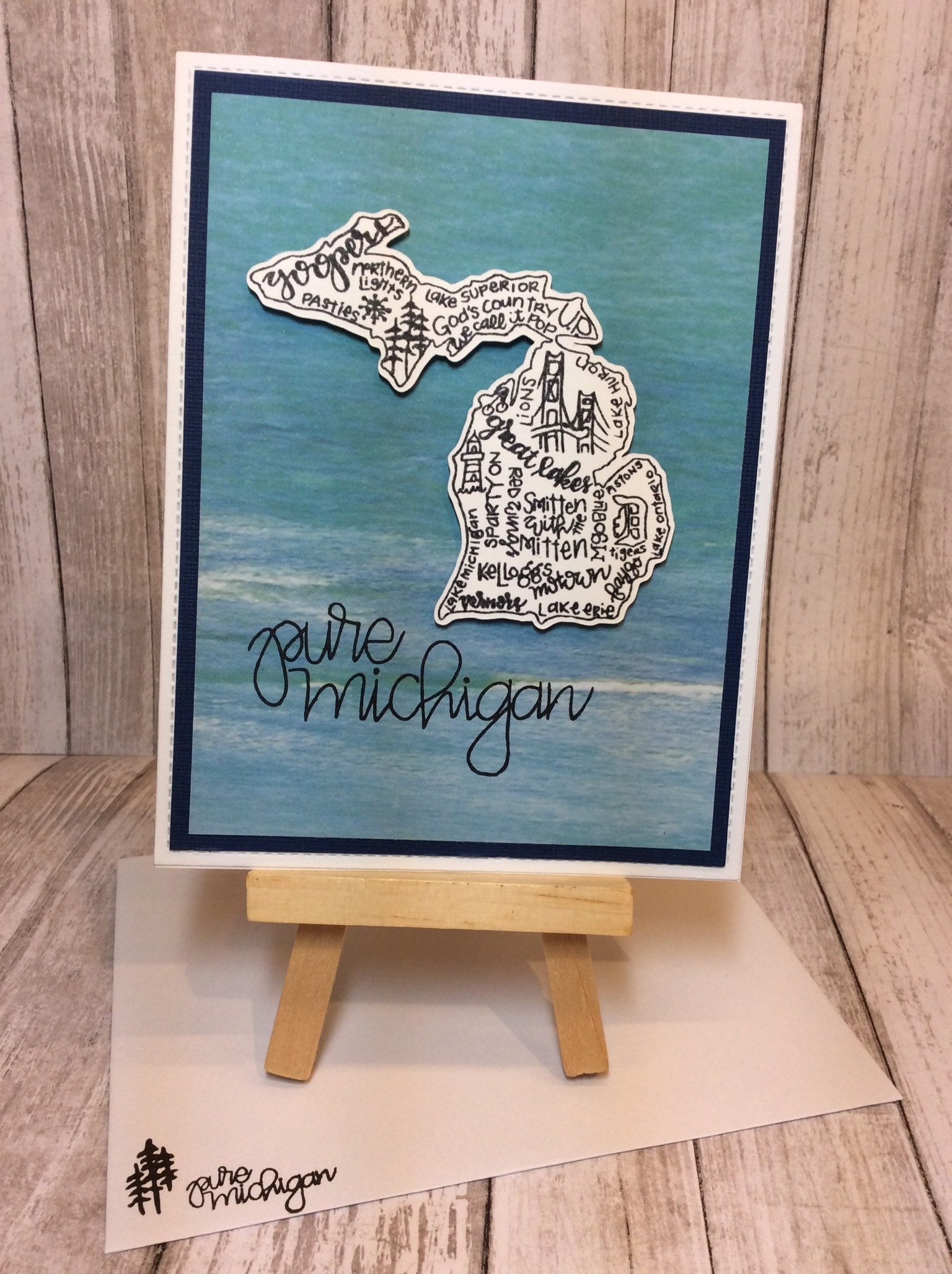 Unique Michigan Themed Multi-purpose Card Can Be Used for ...