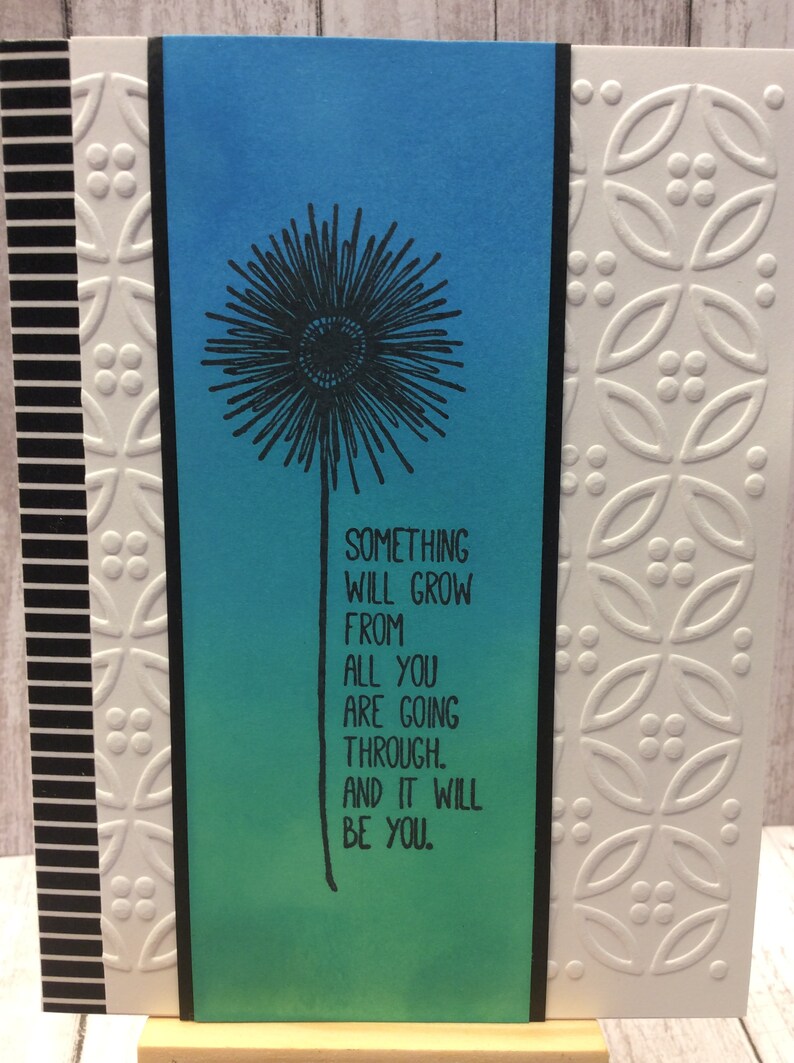 Card for Cancer or Illness Support/ Encouragement or Sympathy Card for ...