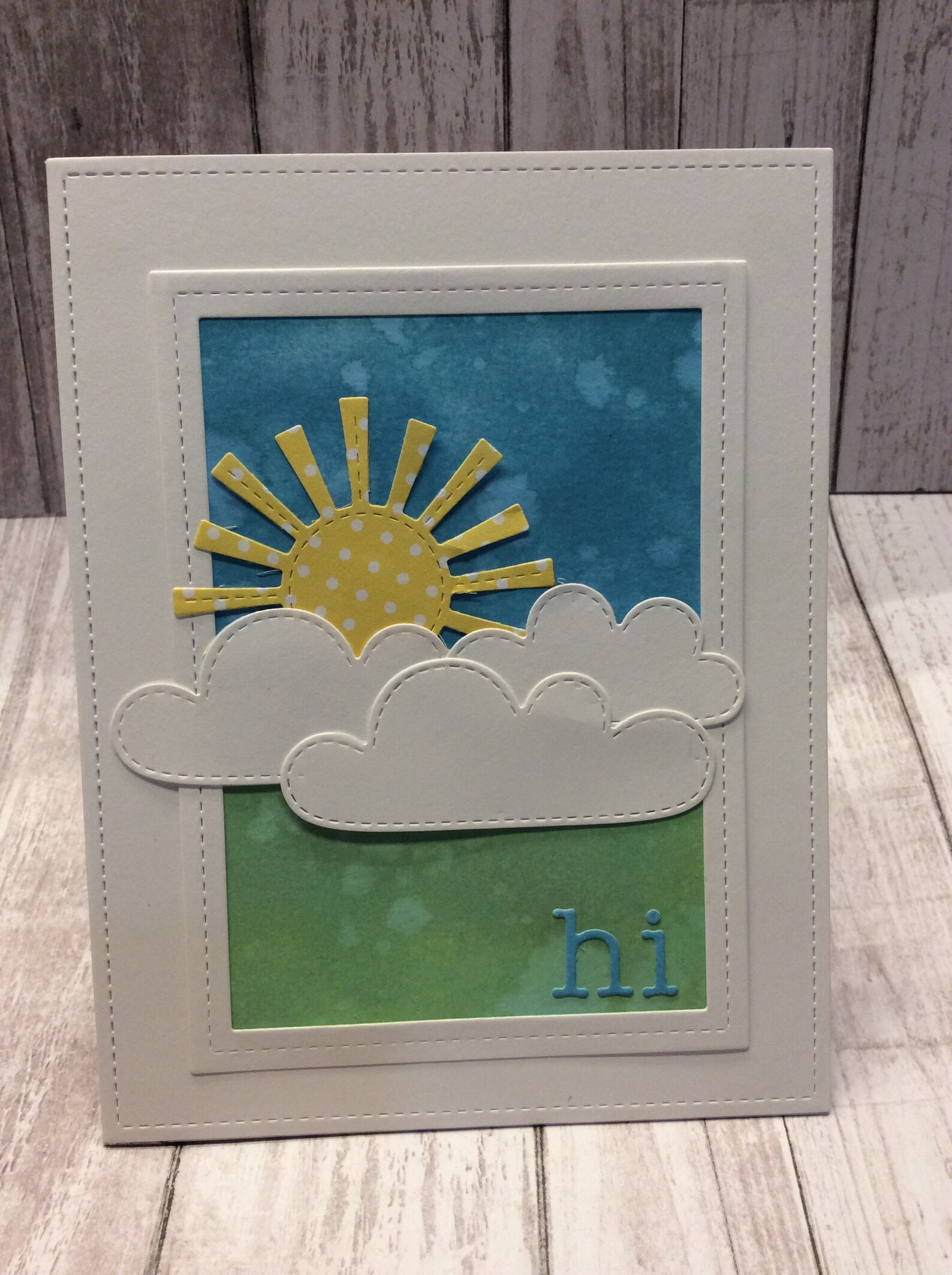 HI Card Can Be Used for Congratulations, Encouragement, Support, or ...