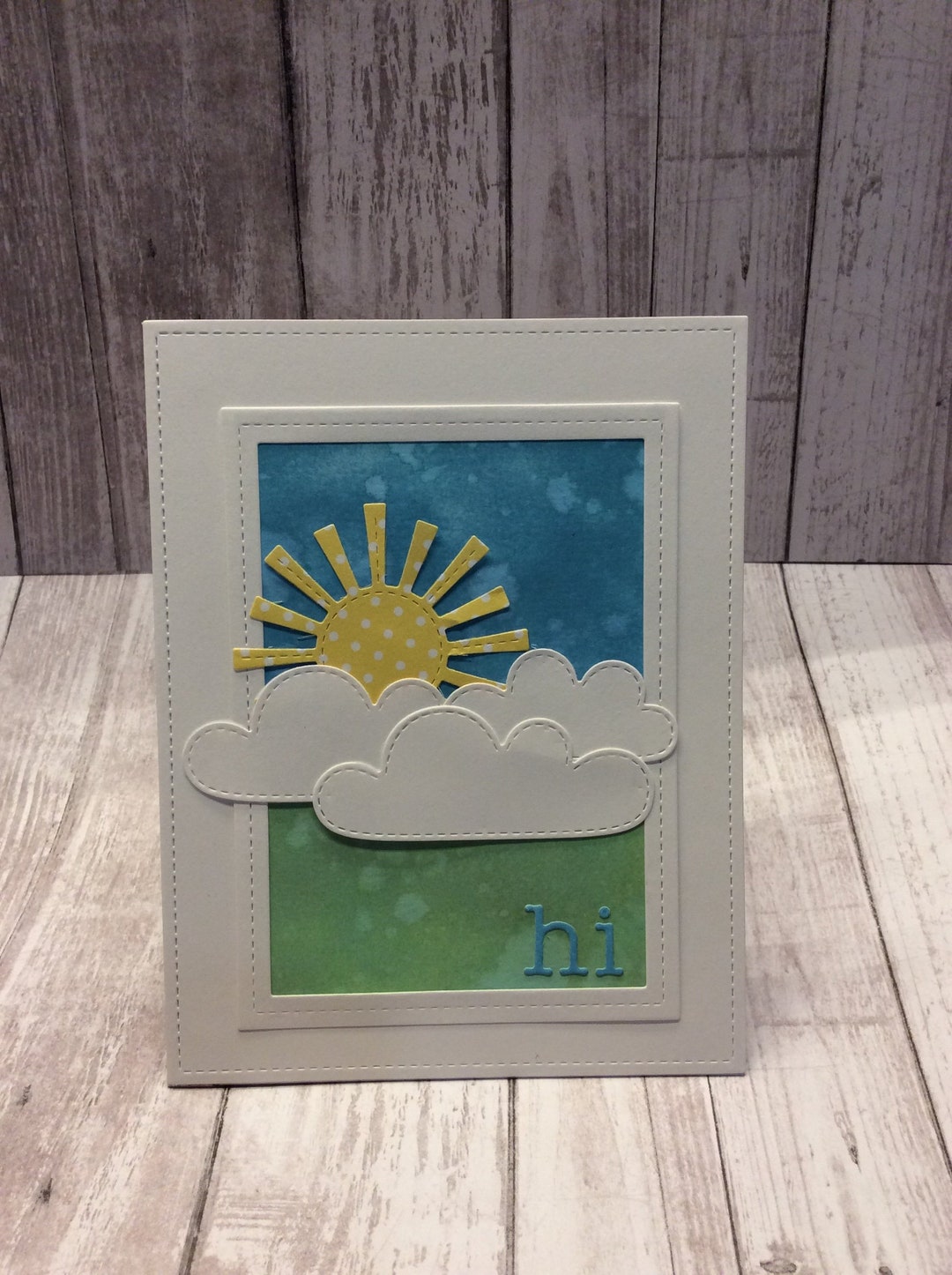 HI Card Can Be Used for Congratulations, Encouragement, Support, or ...