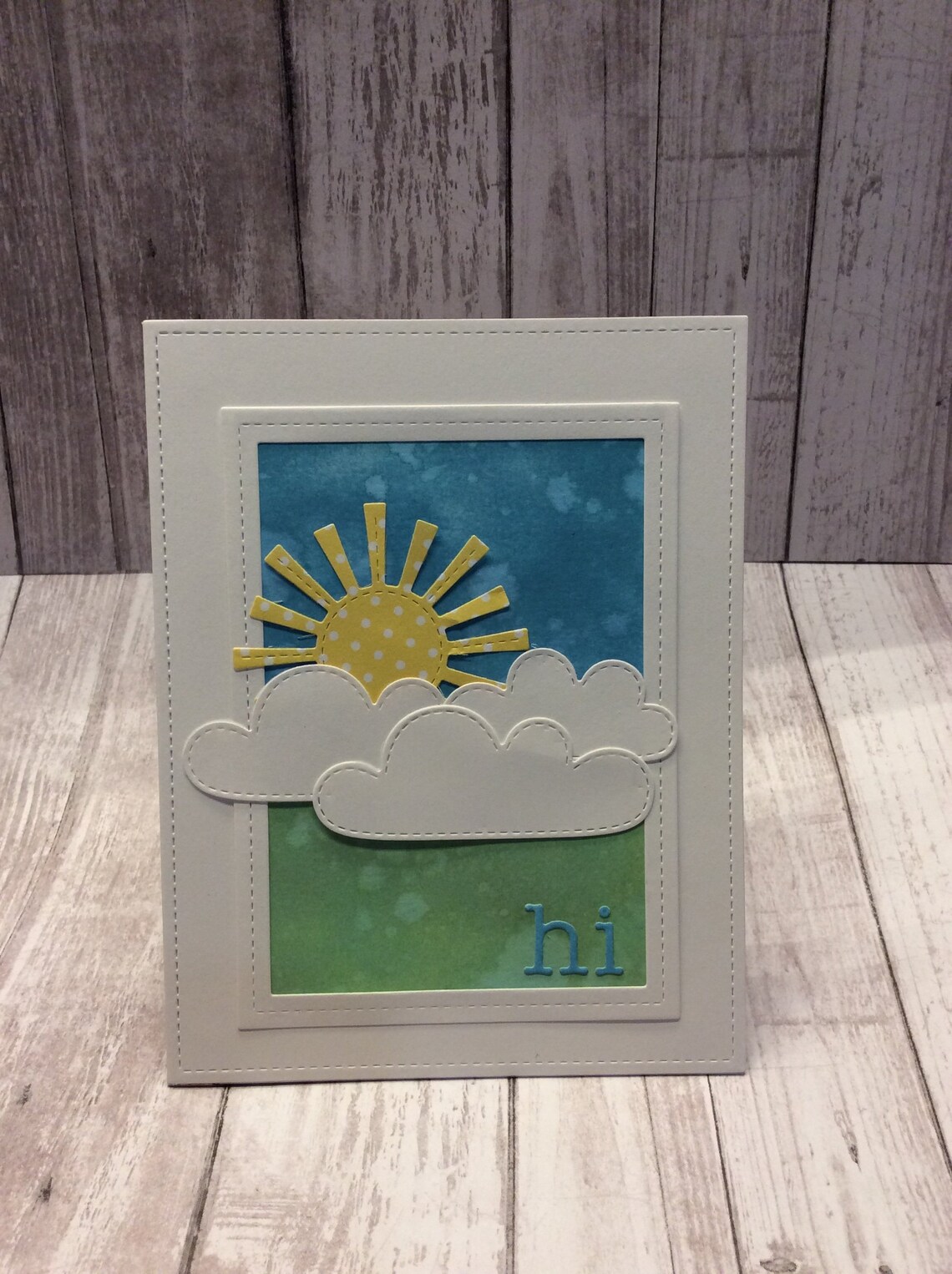 HI Card Can Be Used for Congratulations, Encouragement, Support, or ...