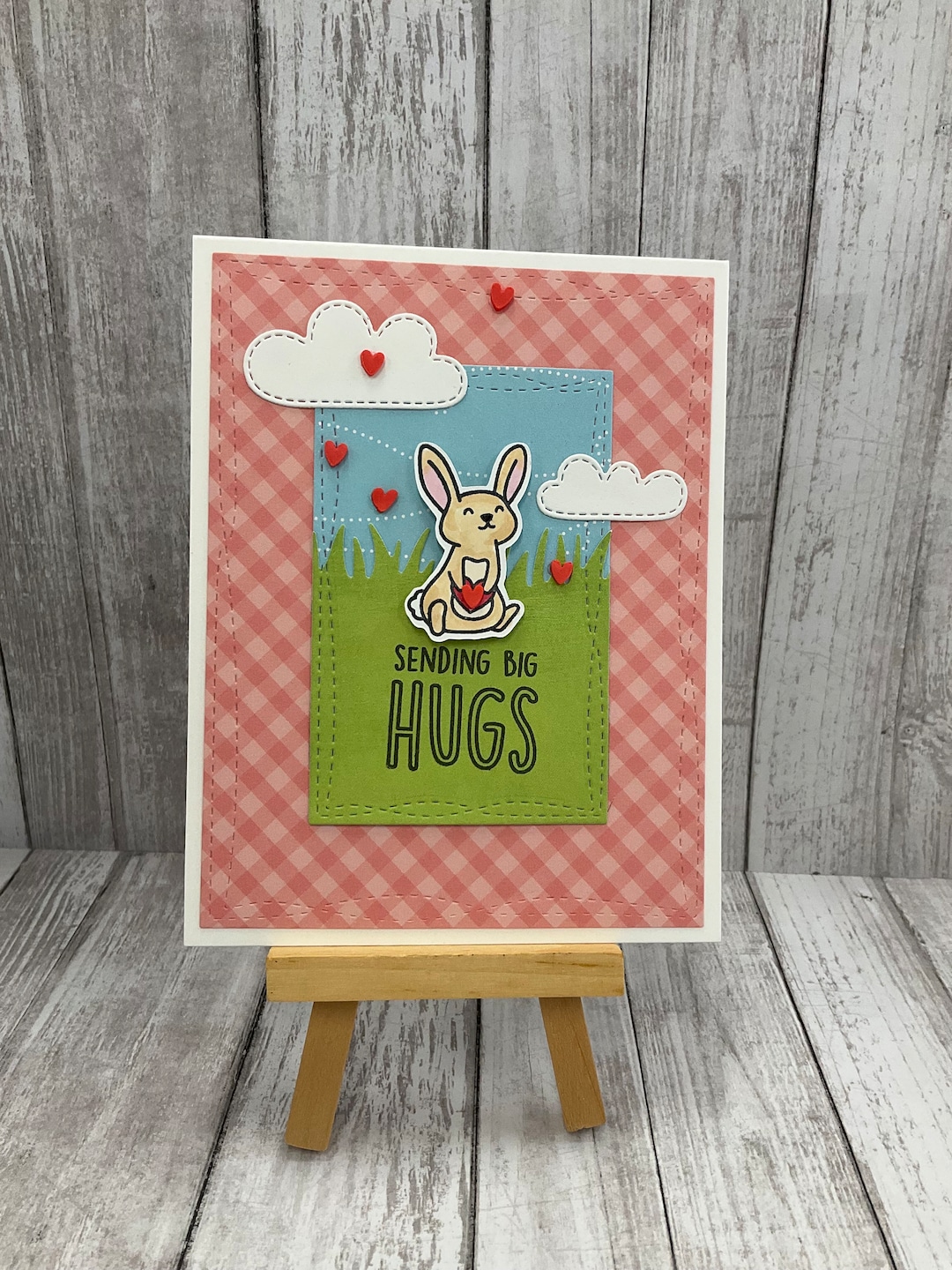 Cute Bunny Themed Get Well/thinking of You Card for Cancer or Illness ...