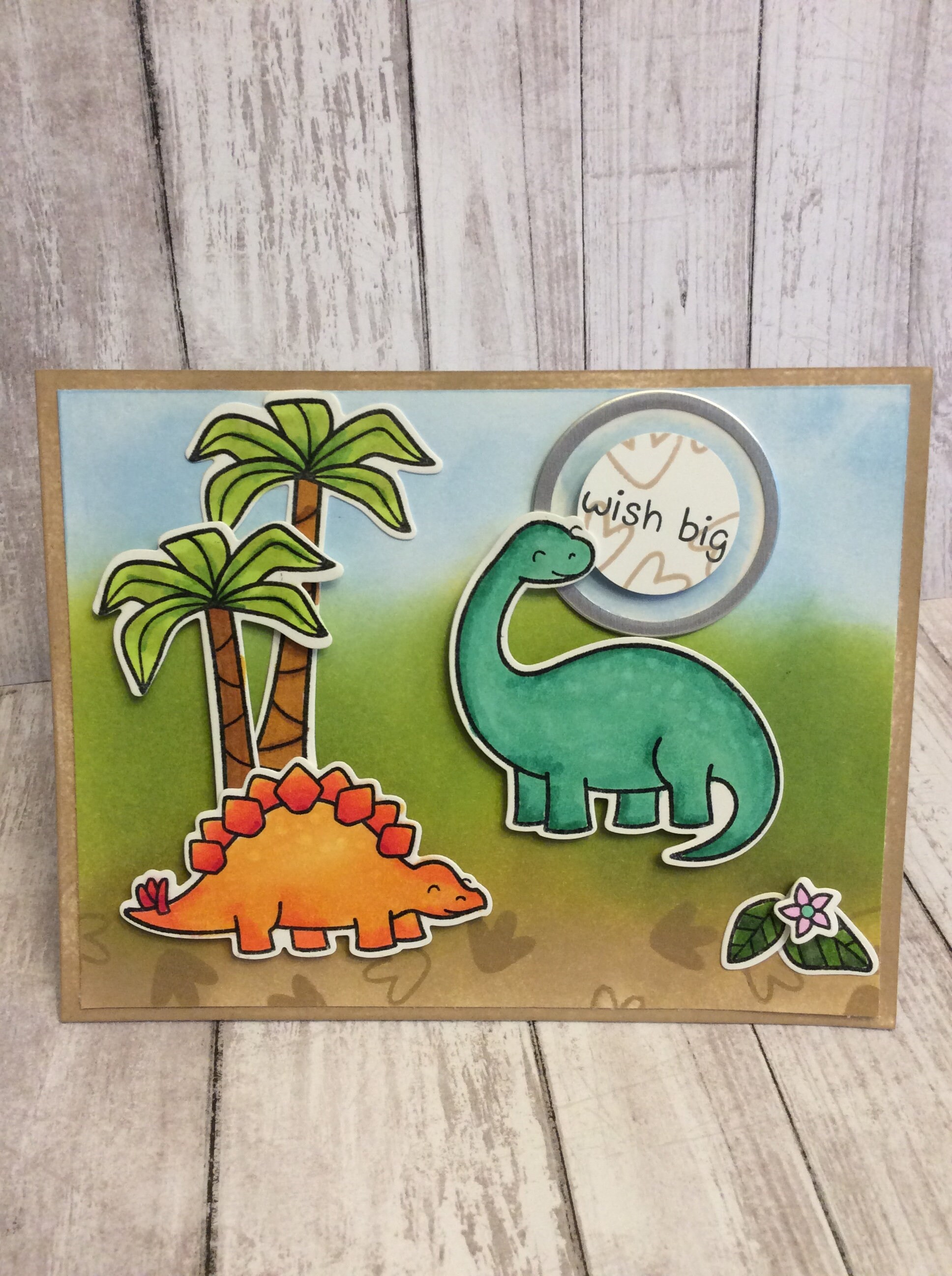 Birthday Card / Giftcard Holder /dinosaurs/handmade/ Gift - Etsy Israel