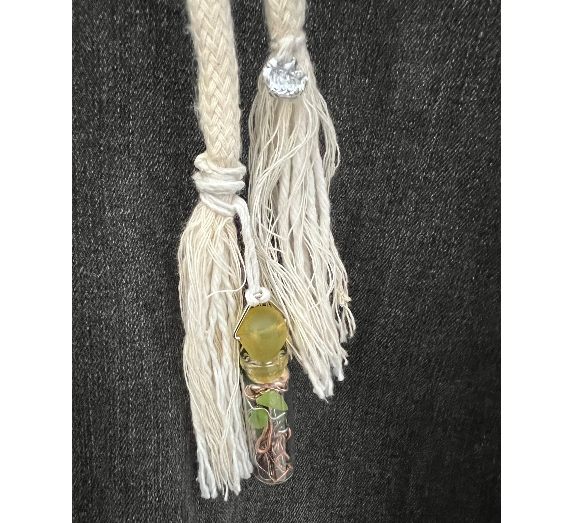 Rope Belts in a Natural Cream Color. Cotton Rope Belt With Fringe New ...