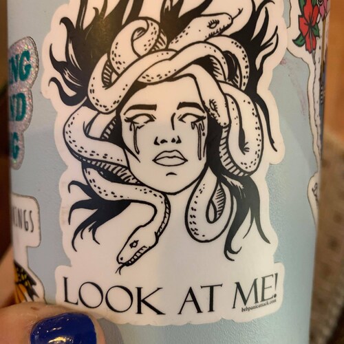 Teenage Medusa Vinyl Sticker - Etsy