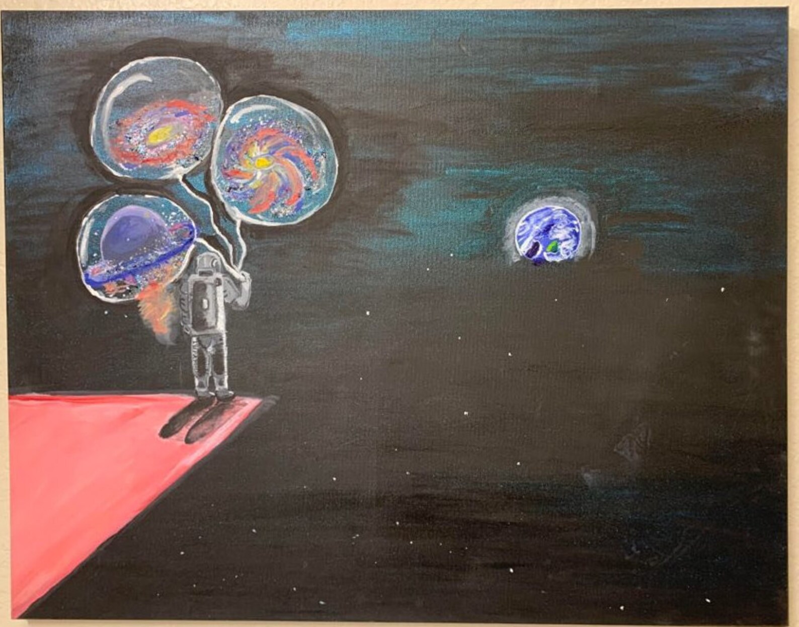 Existential Crisis Original Painting on Canvas | Etsy