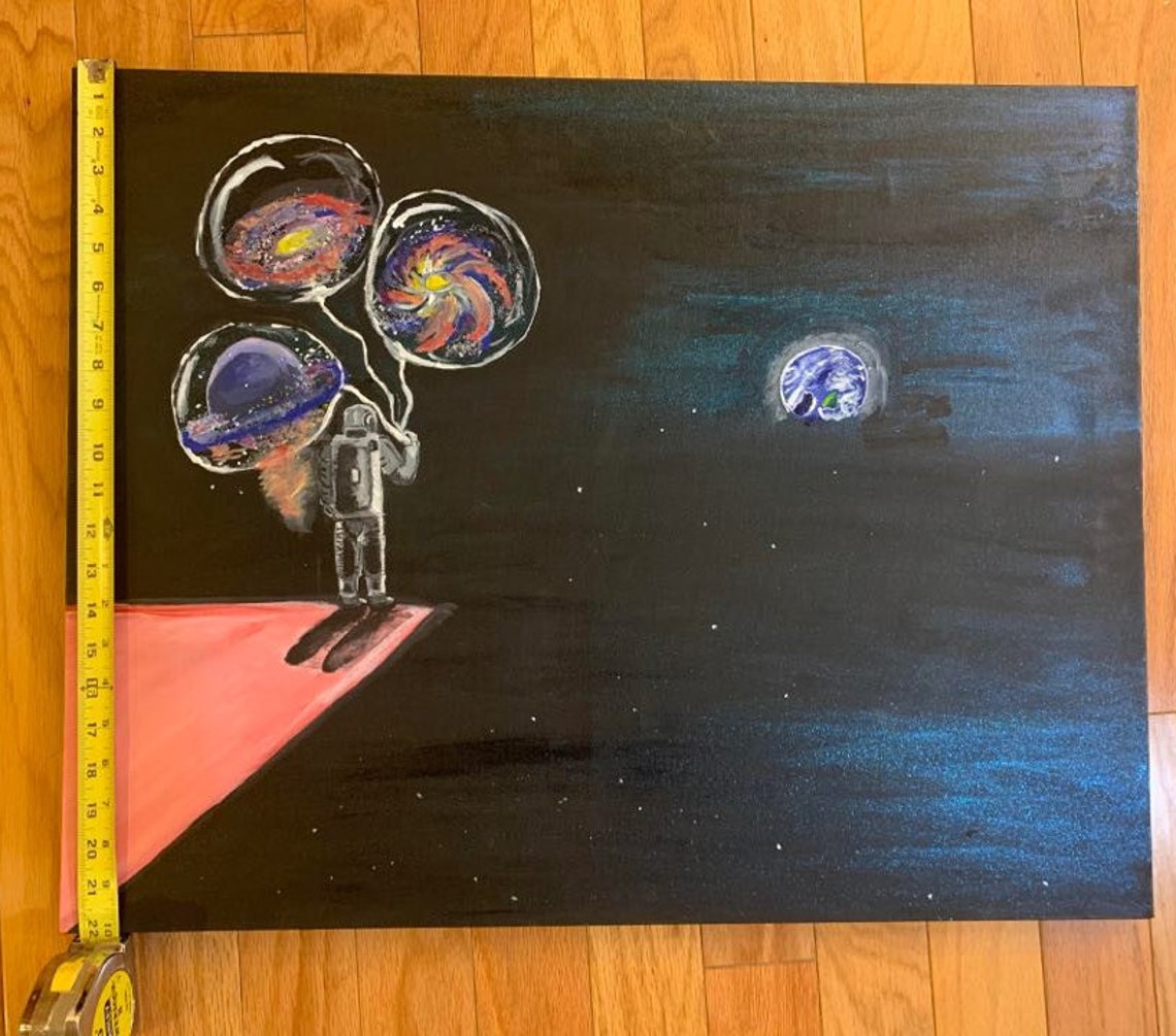 Existential Crisis Original Painting on Canvas | Etsy