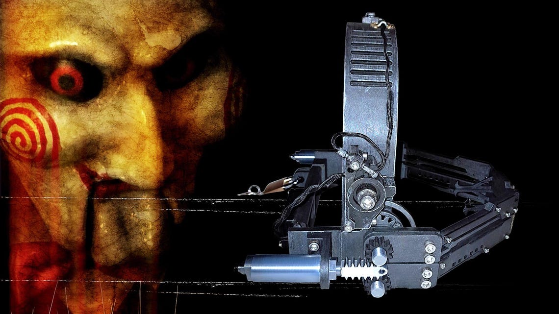 SAW Bear Trap V2 Hoffman From the Film SAW VI (reverse Bear Trap Saw ...