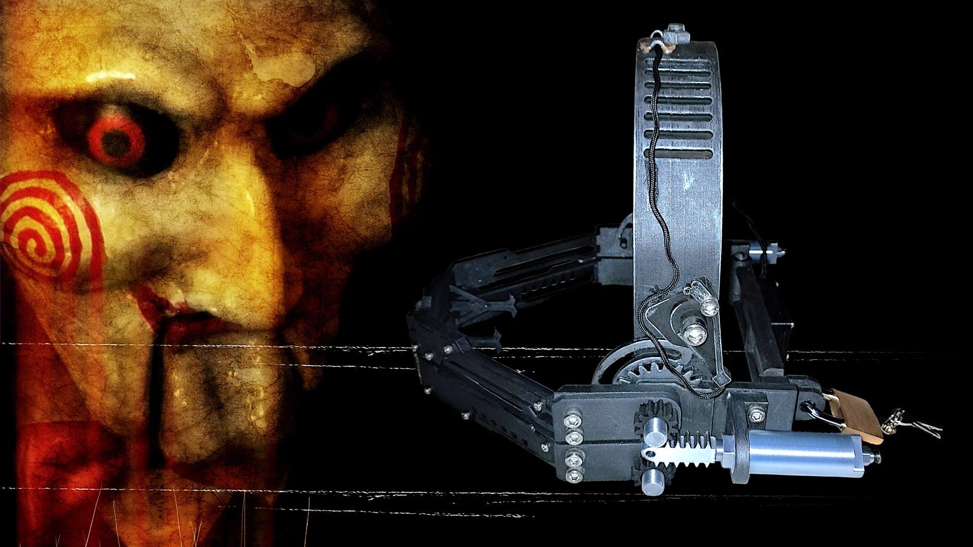 SAW Bear Trap V2 Hoffman From the Film SAW VI (reverse Bear Trap Saw ...