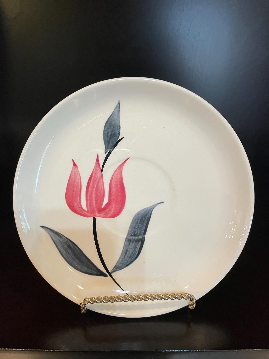 Vintage Set of Stetson Plates, 2 Dinner, 1 Small Plate, and 1 Saucer ...