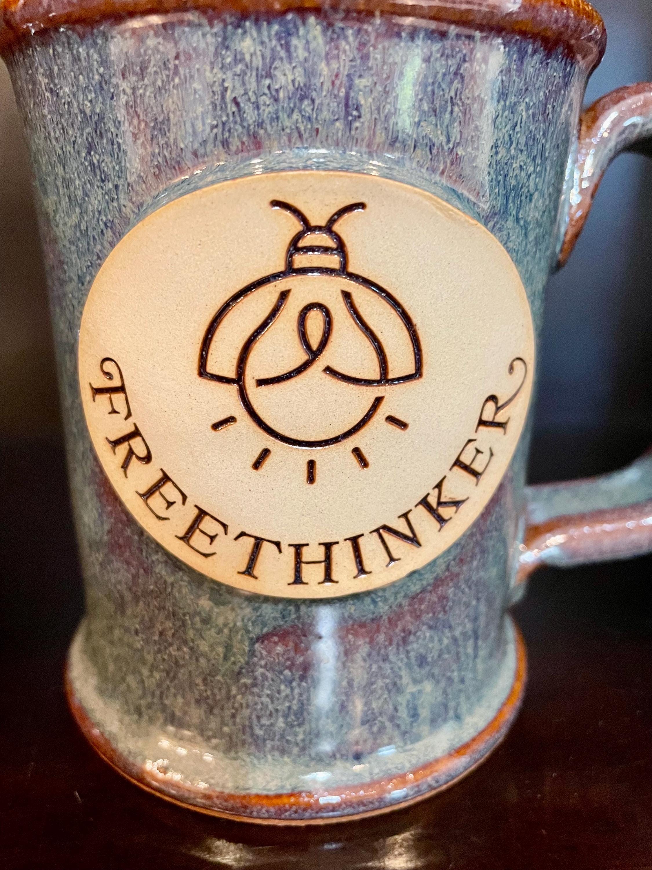 Sunset Hill Stoneware Mug, Free Thinker Medallion, Executive Slim Mug ...