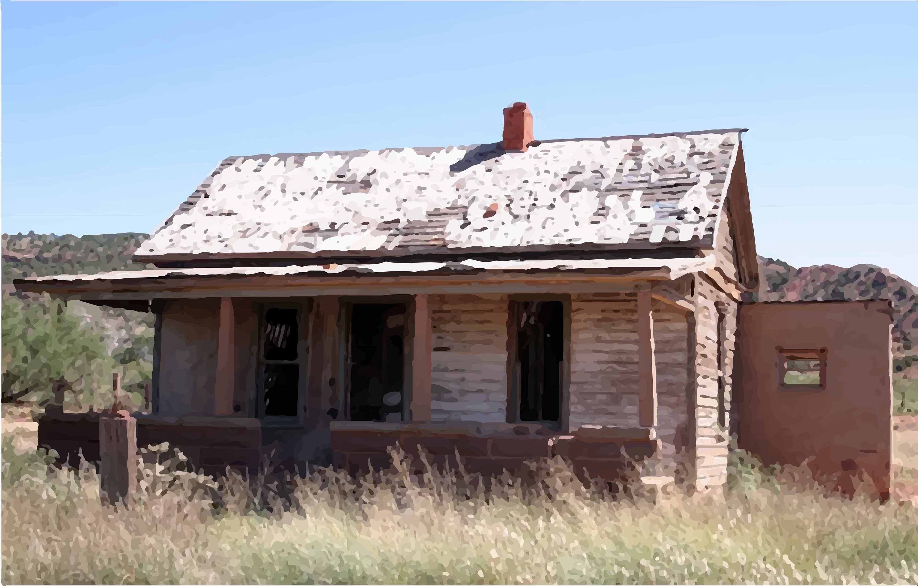 Desolate Beauty: Abandoned House Photography - Vintage Home Decor ...