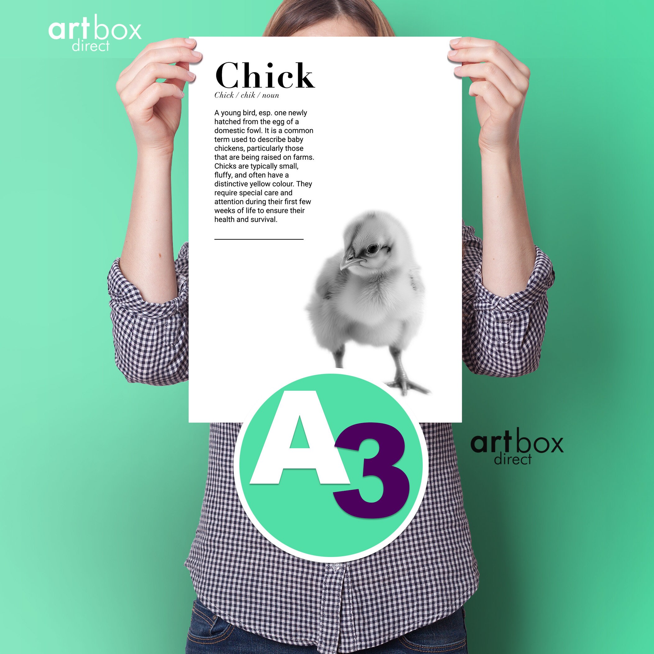 Cute Chick Print Nursery Decor, Printable Chick Wall Art, Downloadable ...