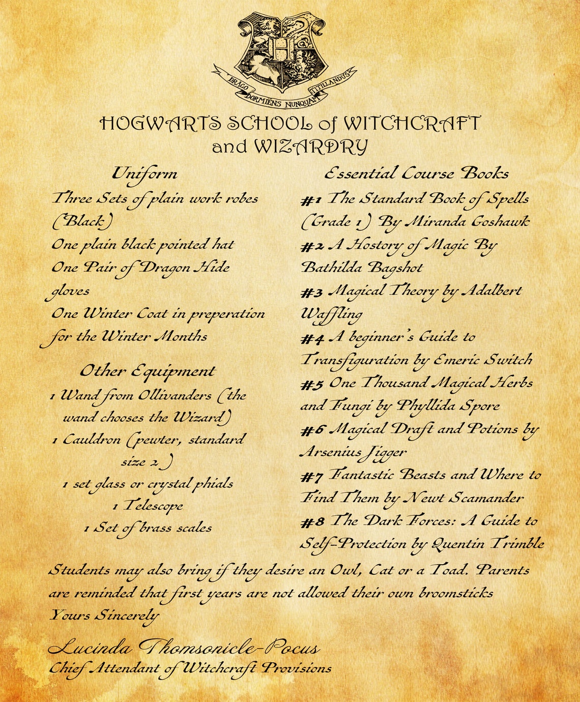 Personalised Wizard Acceptance Letter Bundle Magical Letter - Etsy UK