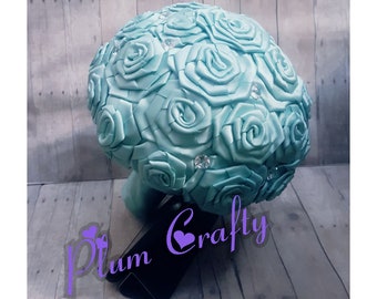 Ribbon rose bouquet | Etsy