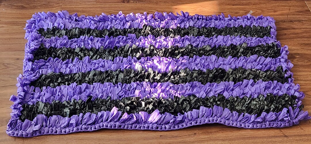 Plarn Loop Crochet Rug - Etsy