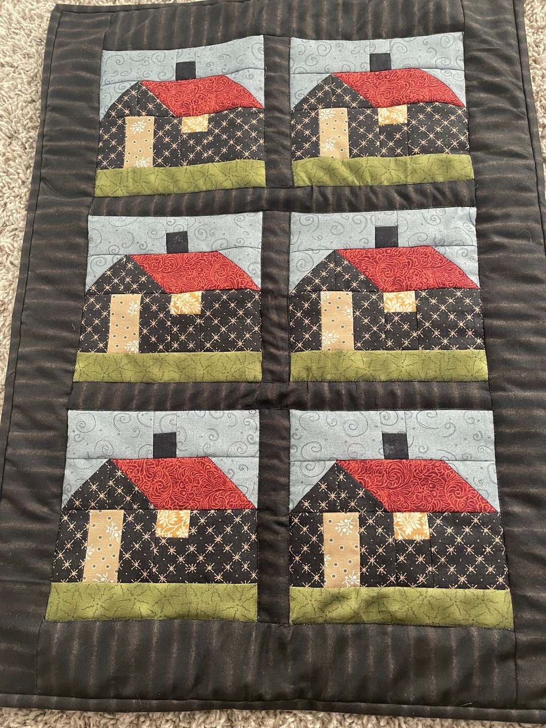 Little House Quilt - Etsy