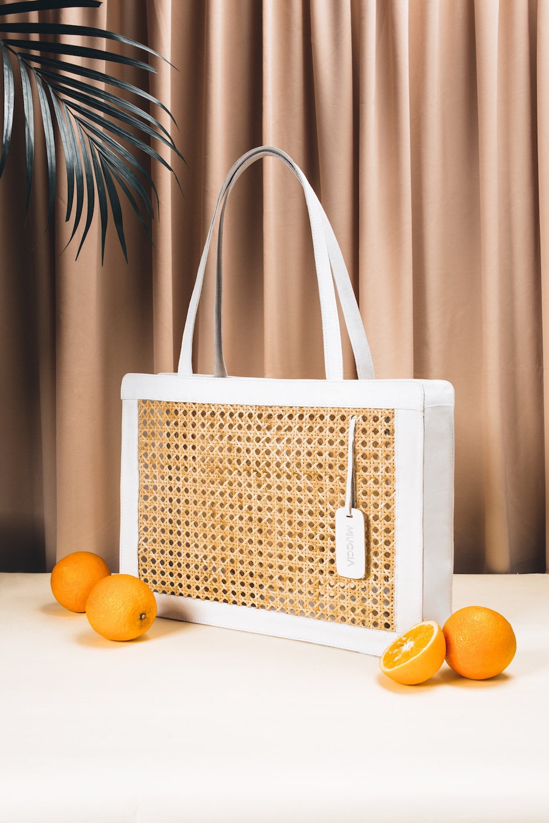 Cannes Tote Bag, Rattan Tote Bag, Basket Bag, Cane Webbing Bag, Rattan ...