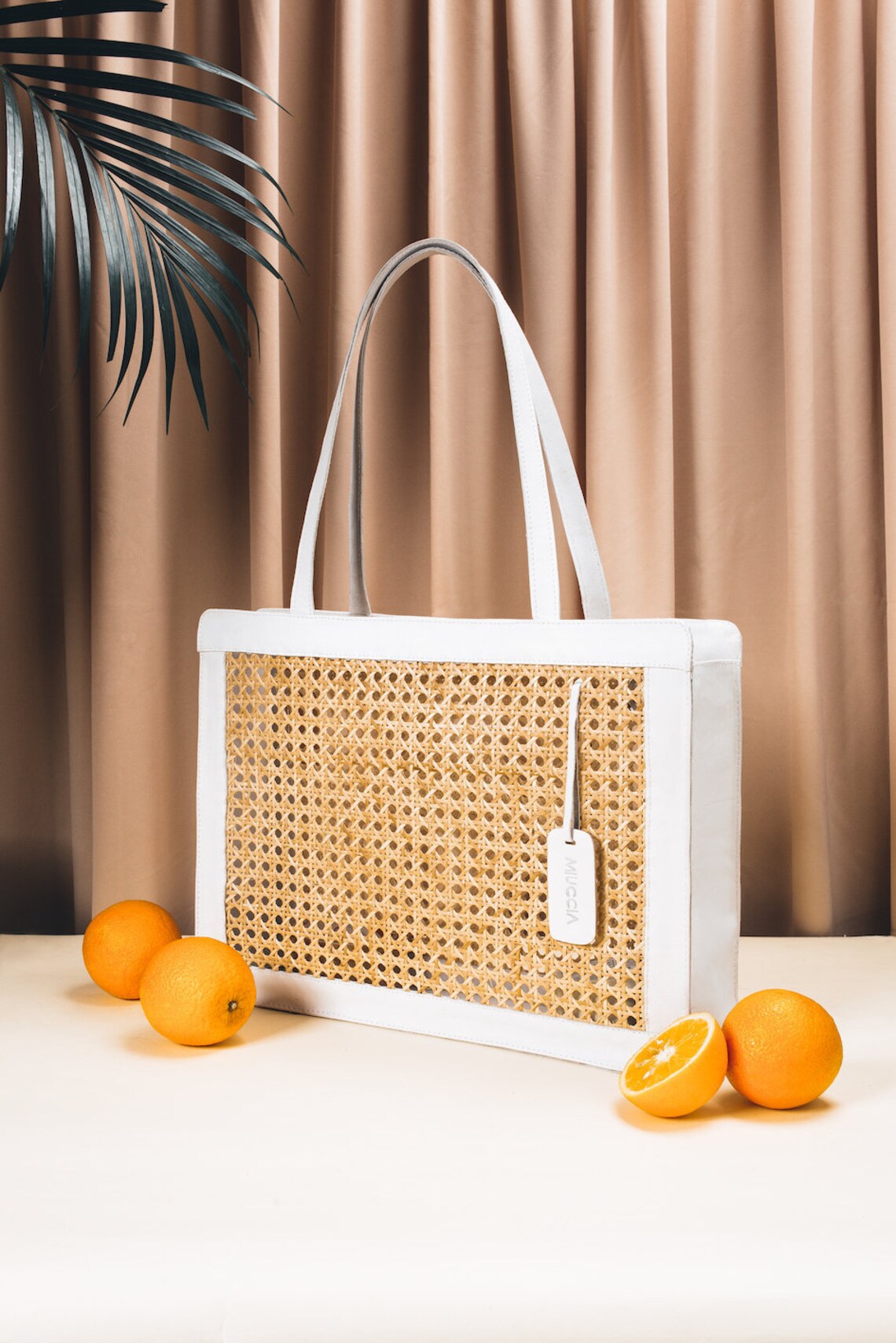 Cannes Tote Bag Rattan Tote Bag Basket Bag Cane Webbing - Etsy