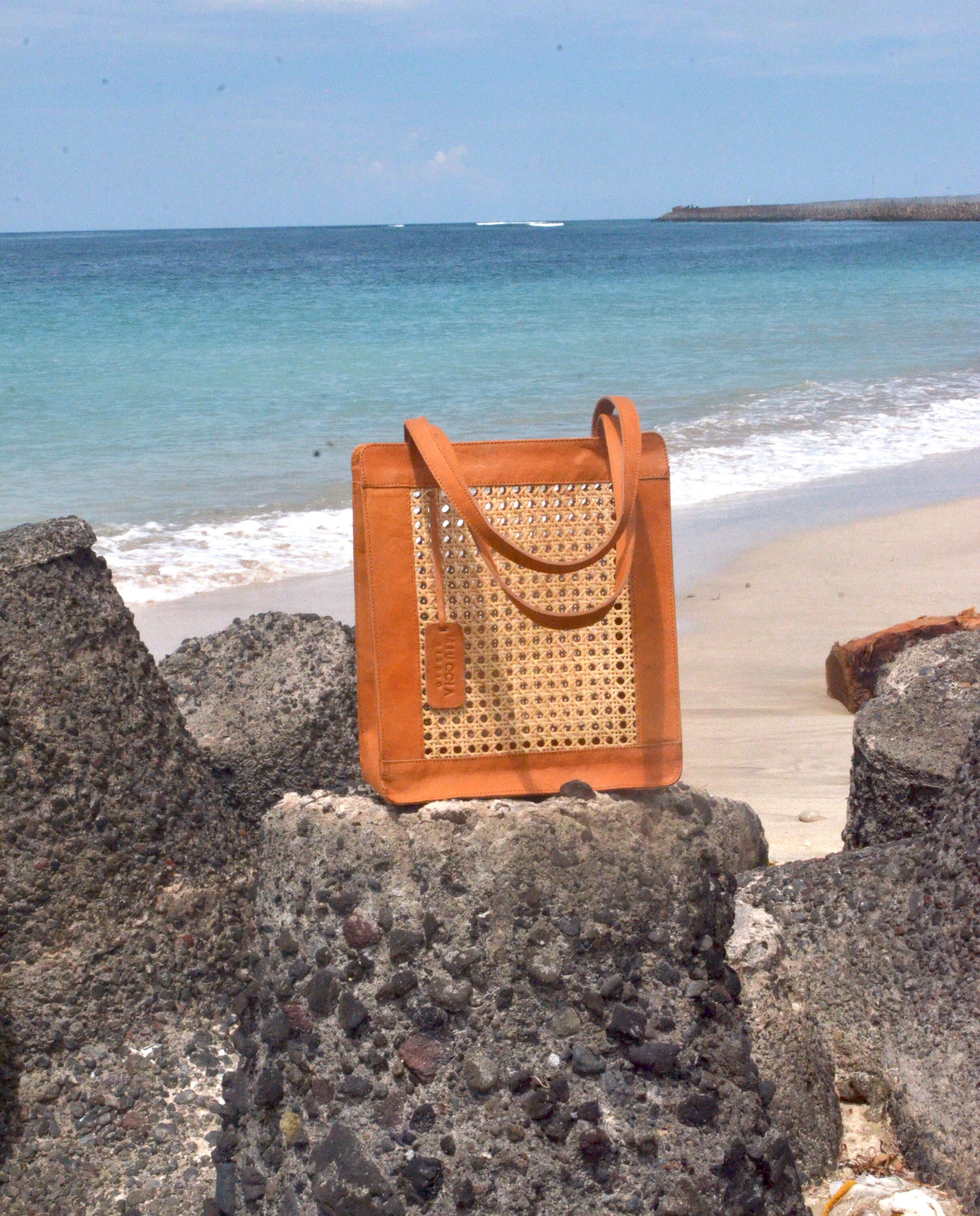 Naima Mesh Tote Bag, Wicker Tote, Rattan Shopper, Mesh Tote Bag - Etsy