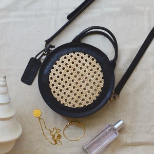 Cambria Wicker Crossbody, Rattan Crossbody, Basket Bag, Rattan Bag ...