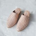 Gigi Handwoven Leather Mules, Handmade Leather Mules With 5 Cm Heels - Etsy