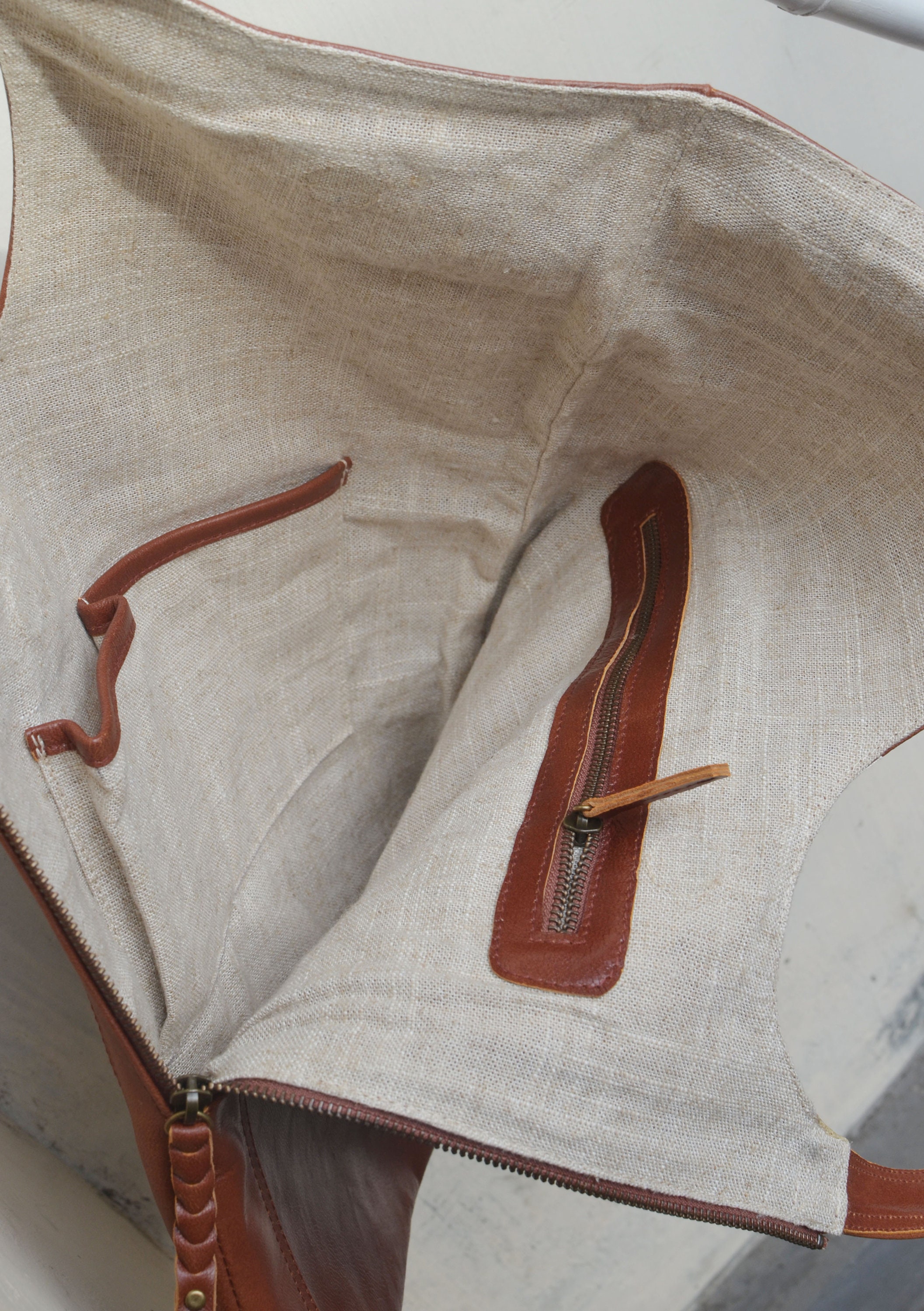 BRIA Rectangular Tote Bag / Leather Rectangular Tote Bag / - Etsy