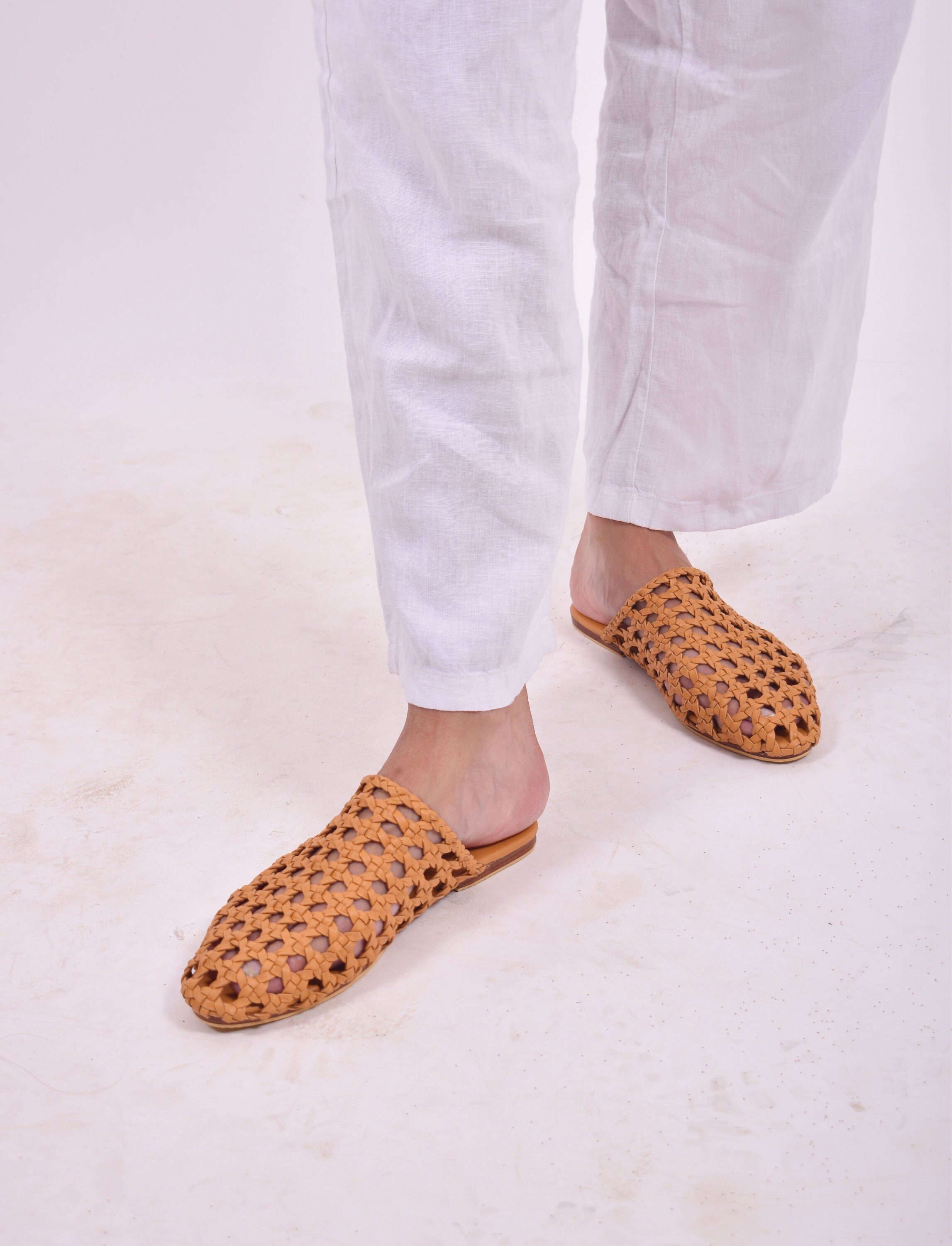 Nori Mules Handwoven Mule Goatskin Leather Mule Goatskin - Etsy