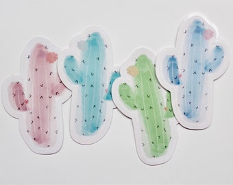 Cactus stickers | Etsy