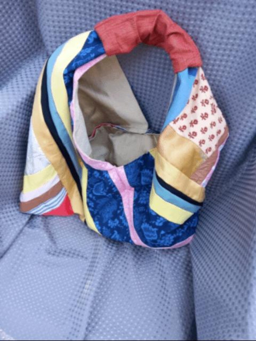 JAPANESE ORIGAMI BAG Scrap Fabric Patchwork - Etsy