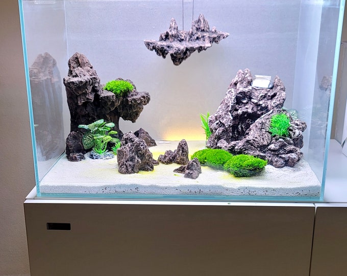 Aquarium Sand Waterfall Kit, Aquascape Ornament Sand Fall Kit ...