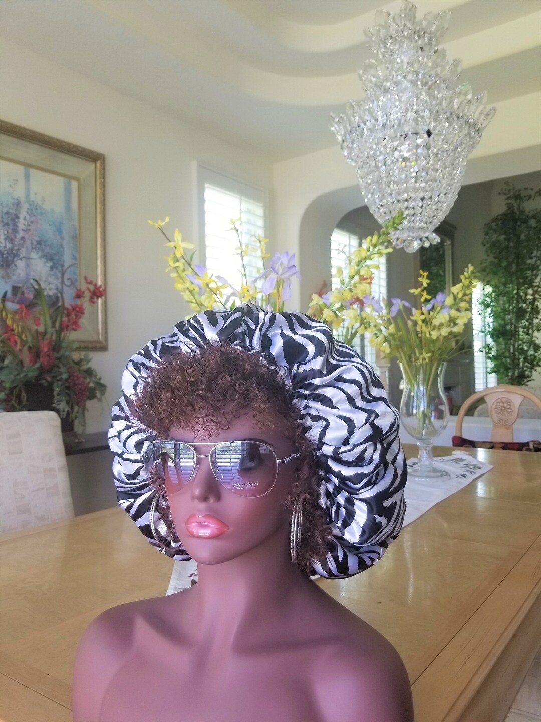 Satin Bonnet Xlarge Elastic Band Jumbo Bonnet Adjustable - Etsy