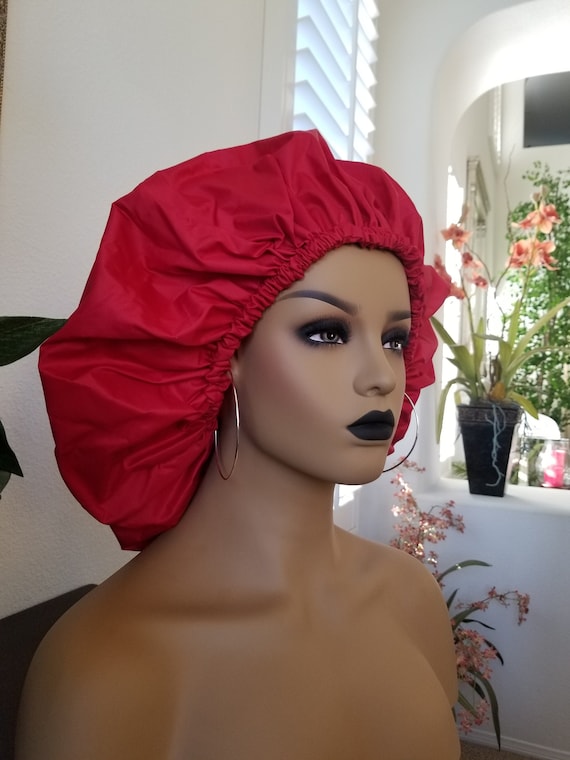 Adjustable Shower Cap Jumbo Xlarge Elastic shower Cap Double Layered Natural Hair Shower Cap Deep Conditioning Cap Hair Treatment Cap Etsy UK