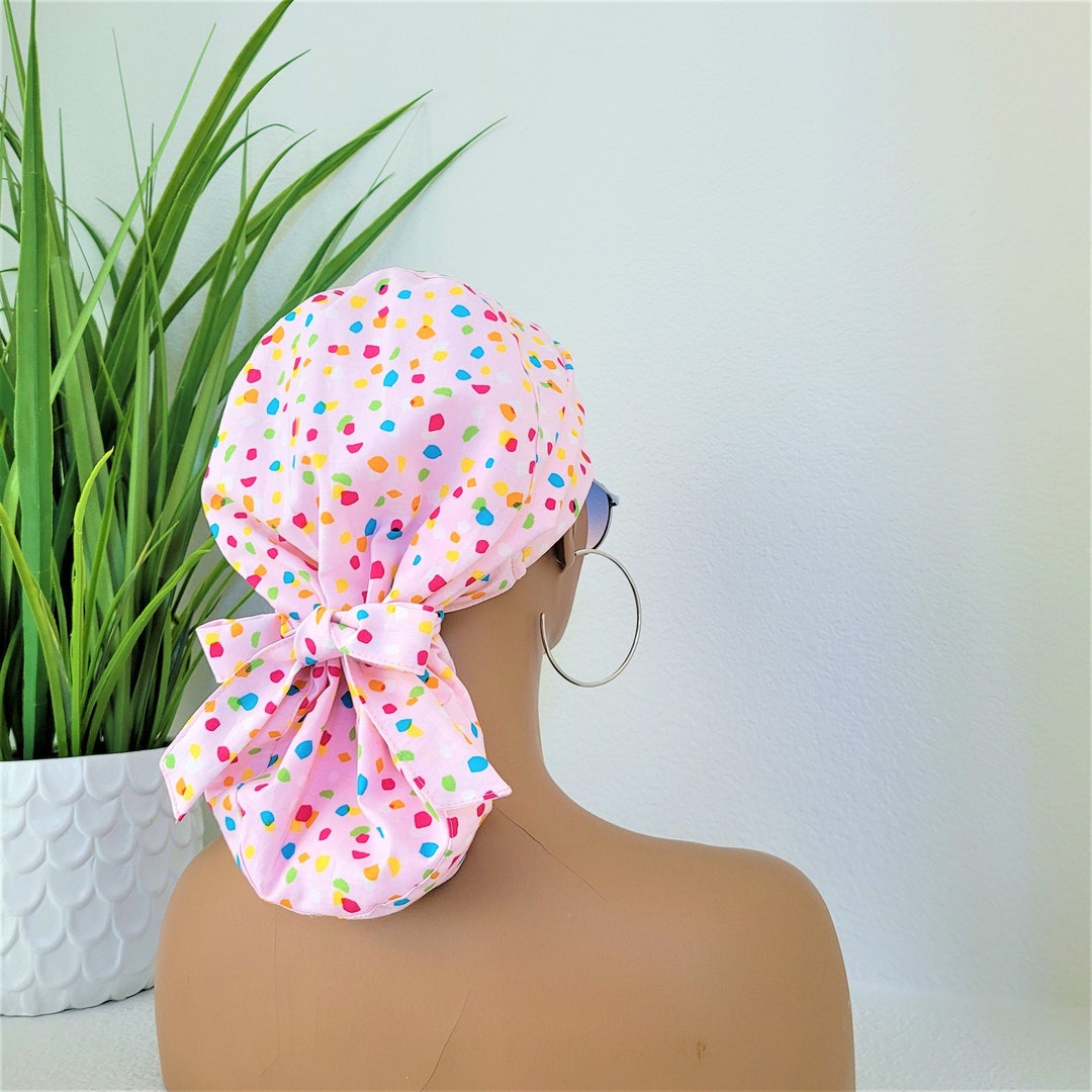 Protect Hair W/satin Lining, Candy Sprinkles Satin Lined Ponytail Scrub ...