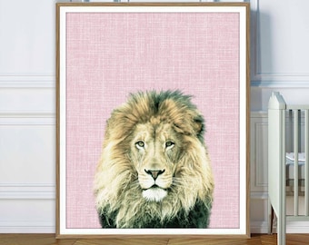 Lion print | Etsy