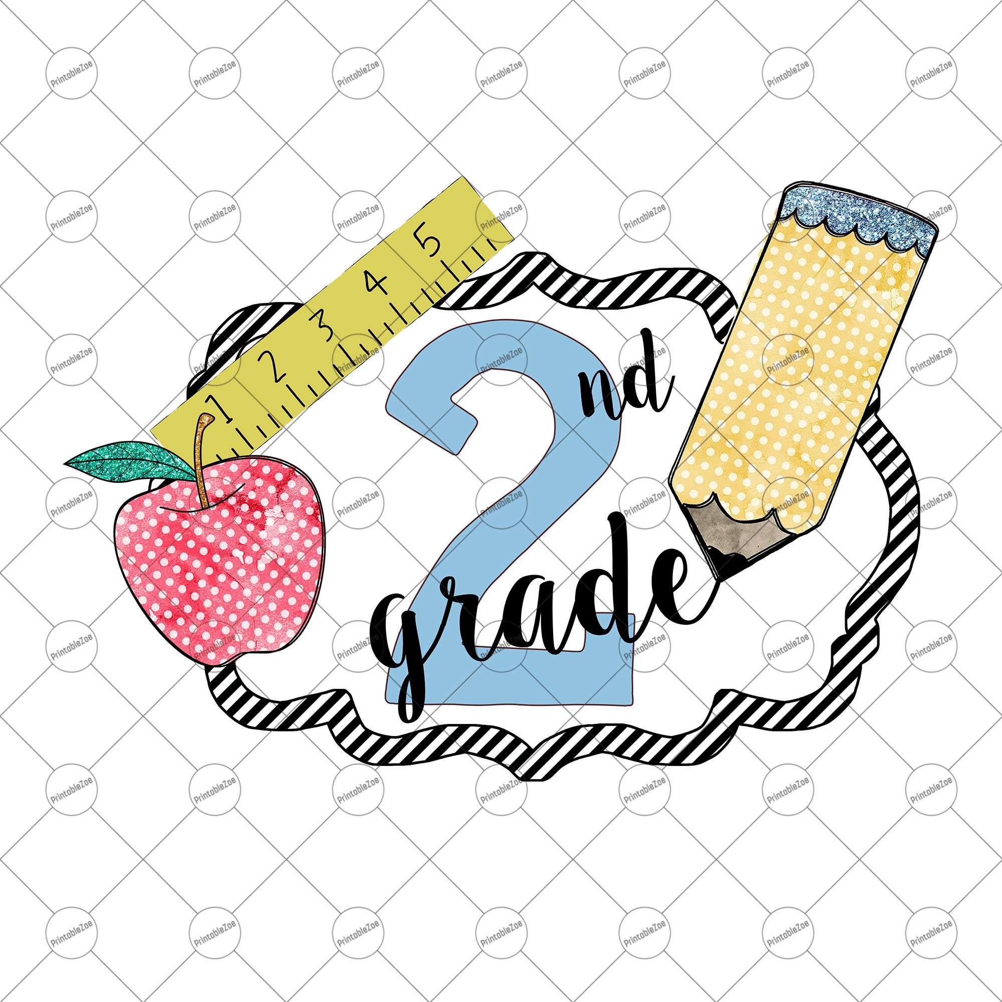 First Second Third Clipart School