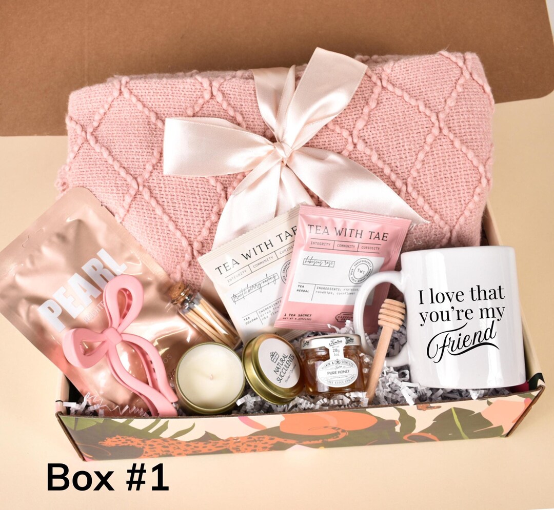 Best Friend Birthday Gift Box, Care Package for Friend, Birthday Treats ...
