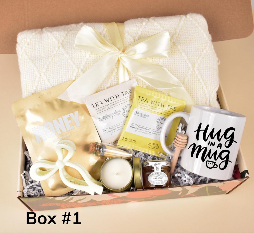 Hug in a Box, Care Package for Her, Hygge Gift Box, Self Care Gift Box ...