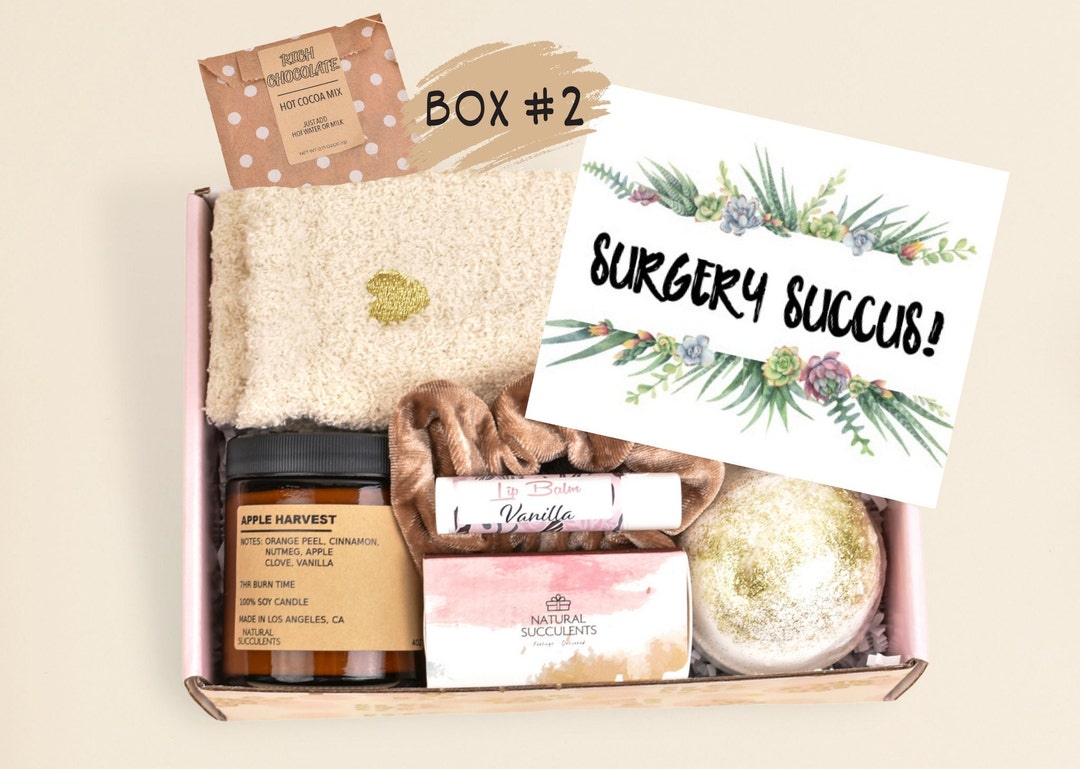 Get Well Baskets - Surgery Succs - Hospital Gift Box - Surgery Gift ...