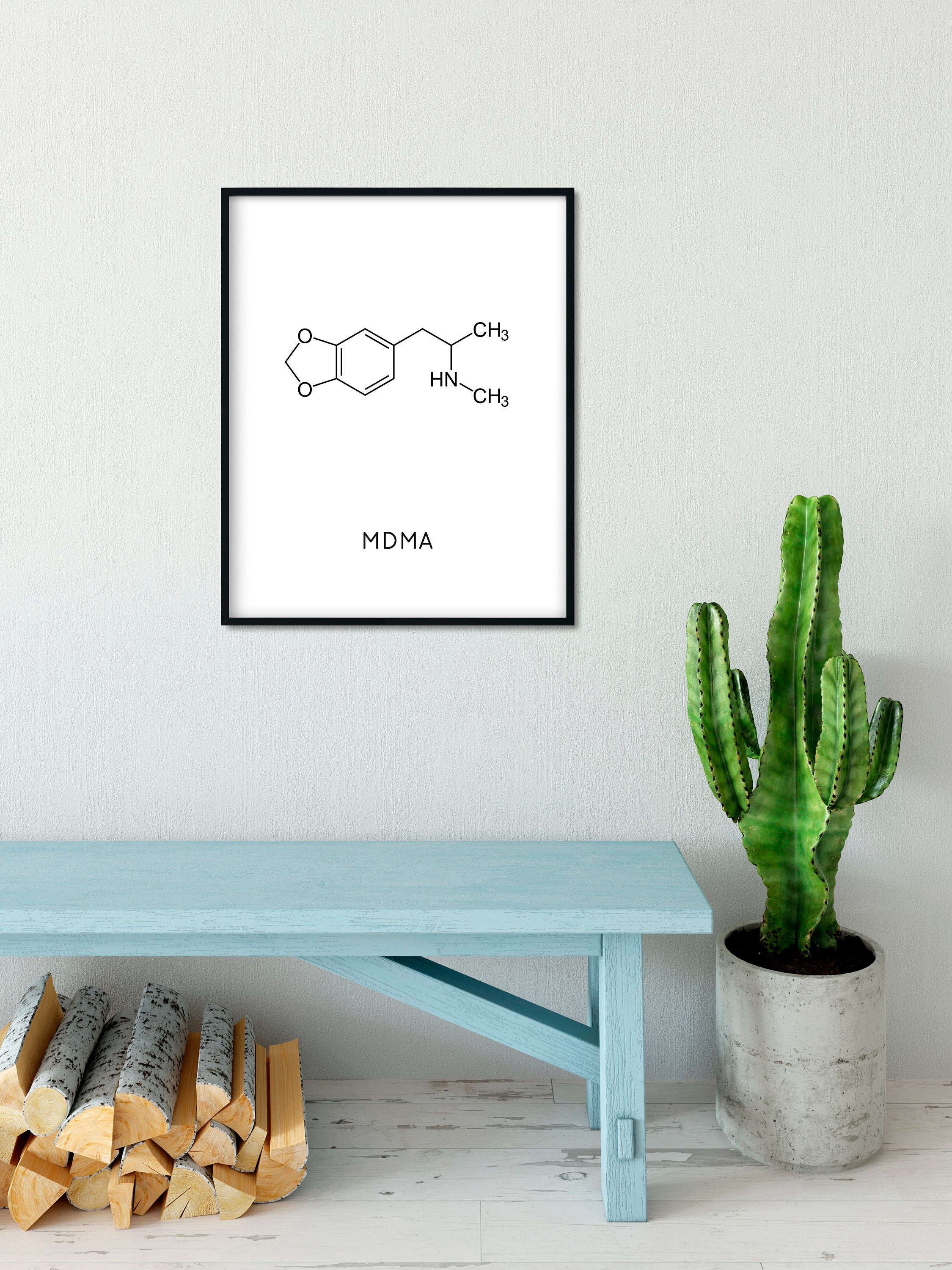 Instant Download MDMA Molecule Printable Ecstacy Drugs Chemistry Wall ...