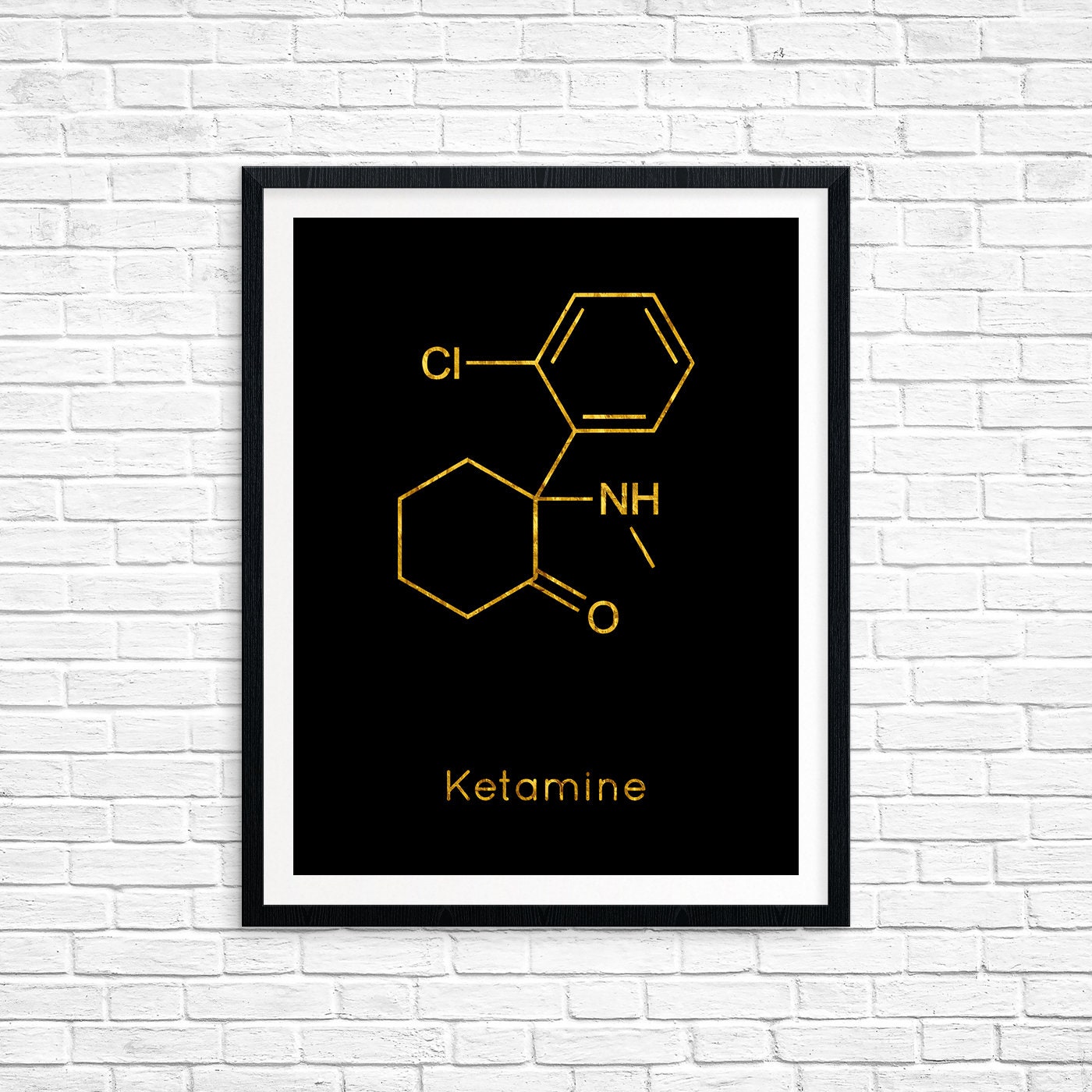 Instant Download Ketamine Molecule Drugs Chemistry Print Science Gift ...