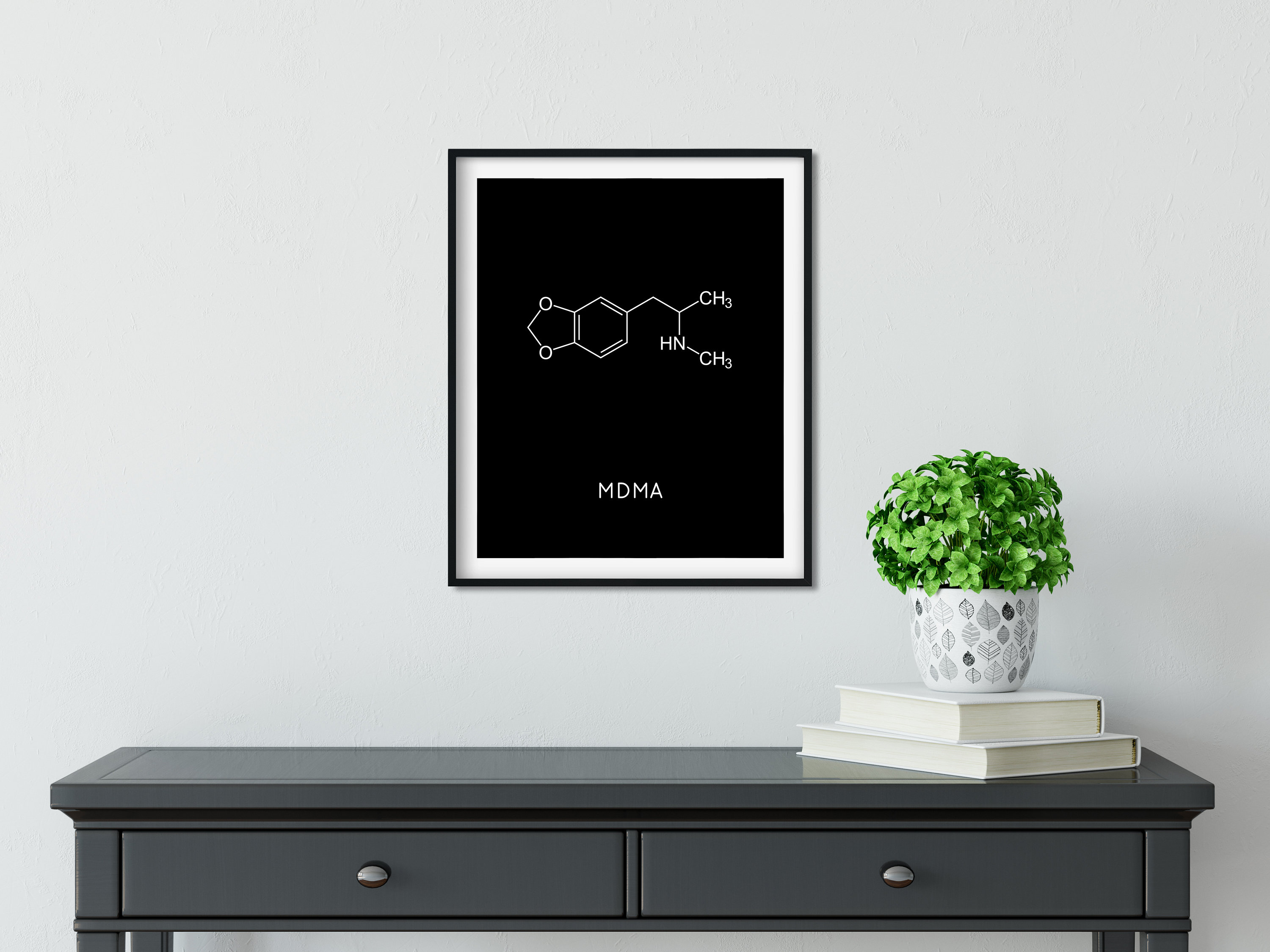 Instant Download MDMA Molecule Printable Ecstacy Drugs Chemistry Wall ...