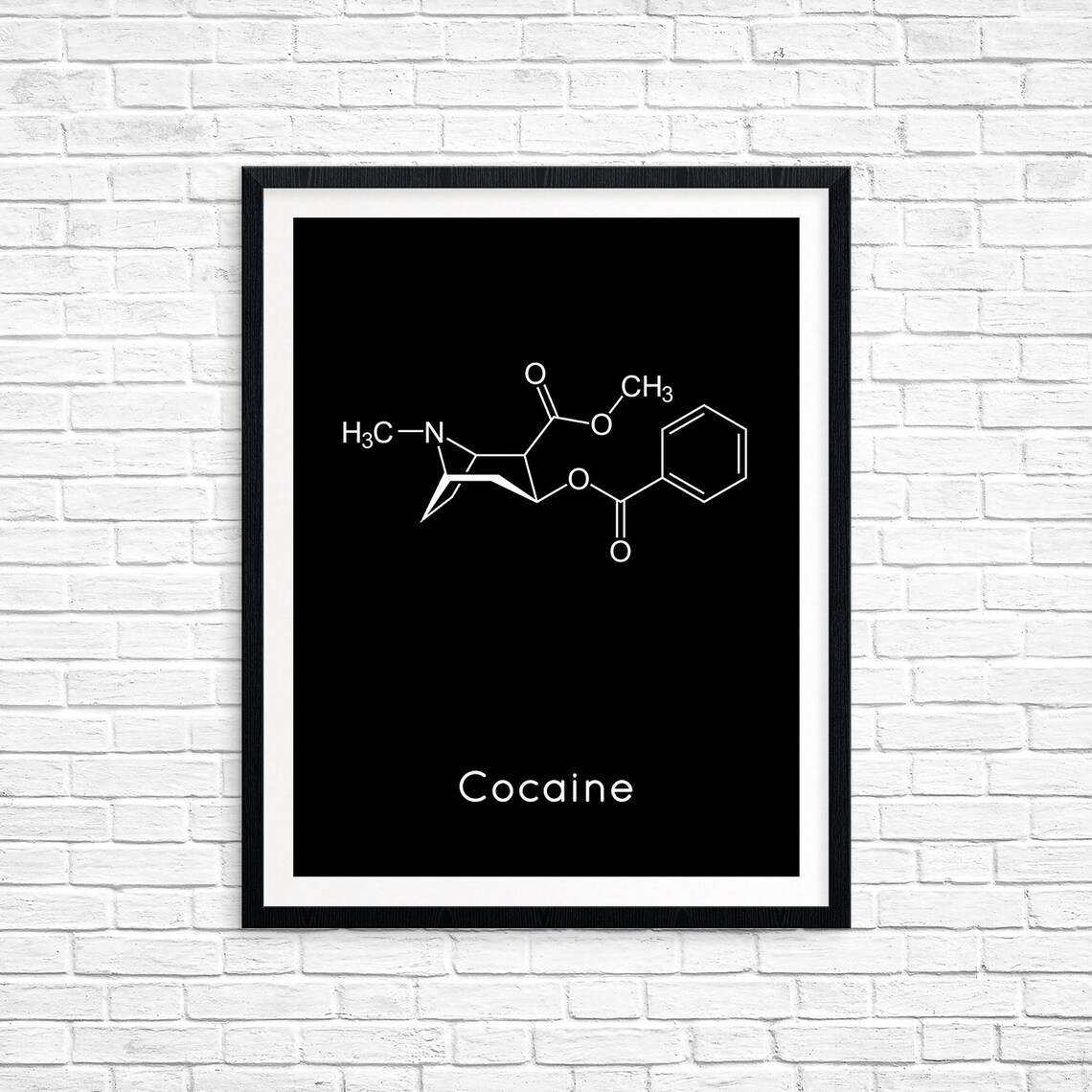 Instant Download Cocaine Molecule Coke Drugs Chemistry Print Science ...