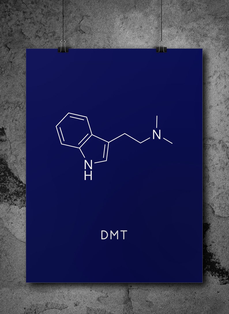 Instant Download DMT Molecule Printable Chemistry Wall Art Pharmacy ...