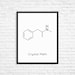Instant Download Crystal Meth Molecule Drugs Chemistry Print Science ...